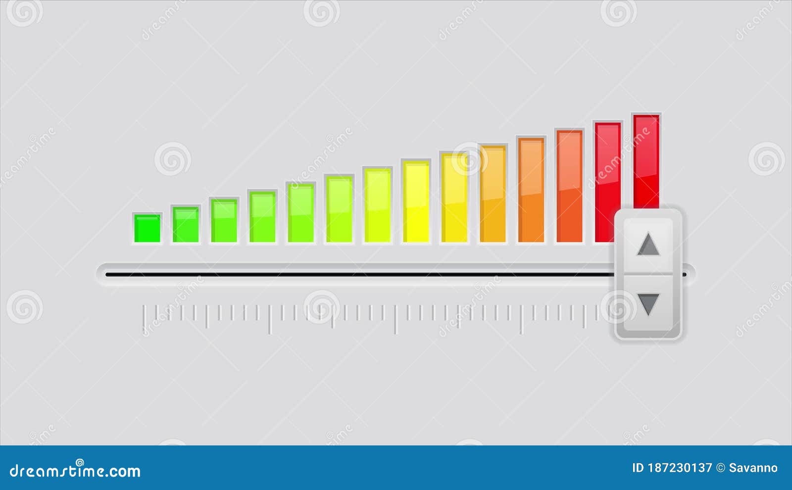 Volume Settings. Slider Button High and Low Stock Video - Video of data ...