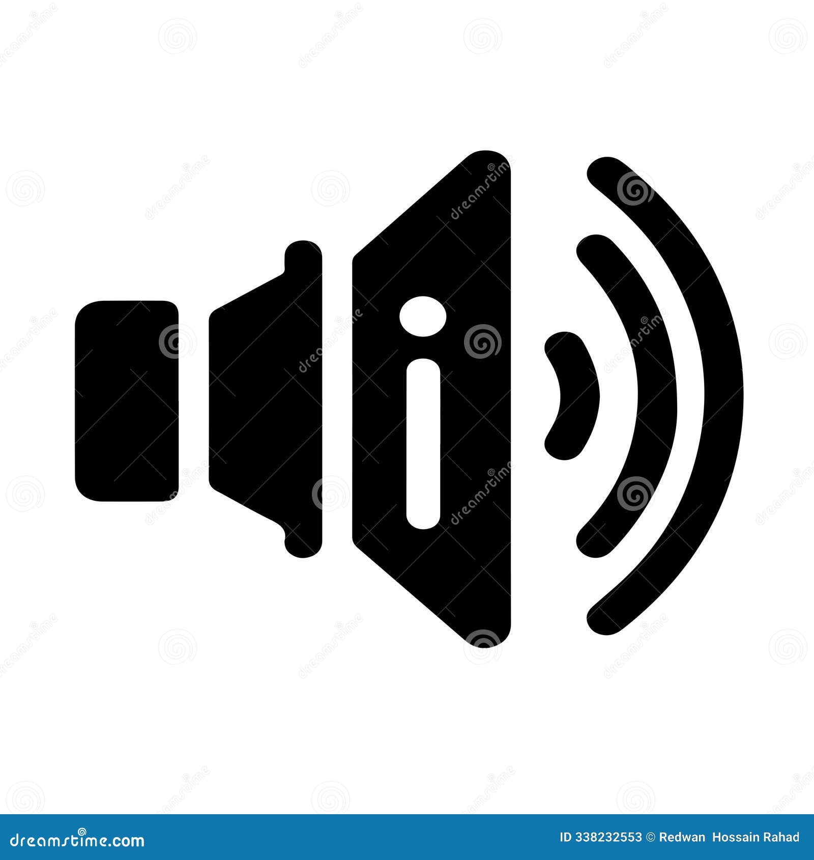 Volume Silhouette Vector Style with White Background Stock Illustration ...