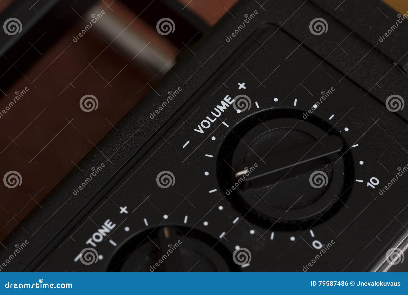 Volume switch. stock photo. Image of button, audio, knob - 79587486
