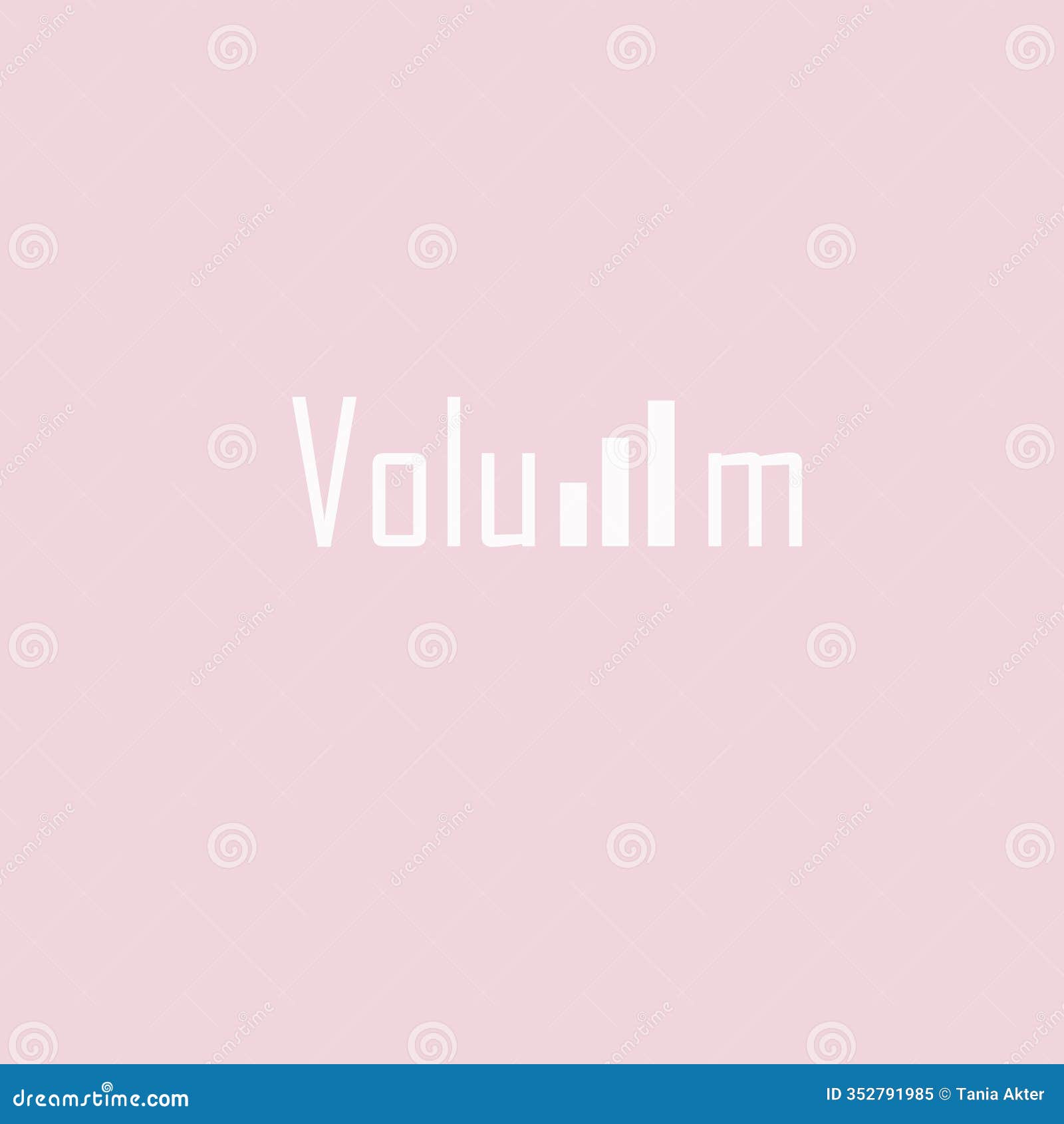 Volume typography stock illustration. Illustration of label - 352791985