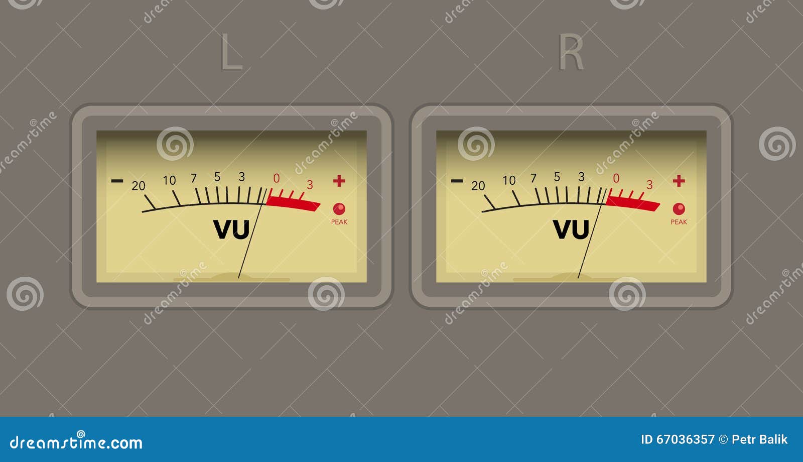 Volume unit meter stock illustration. Illustration of gauge - 67036357