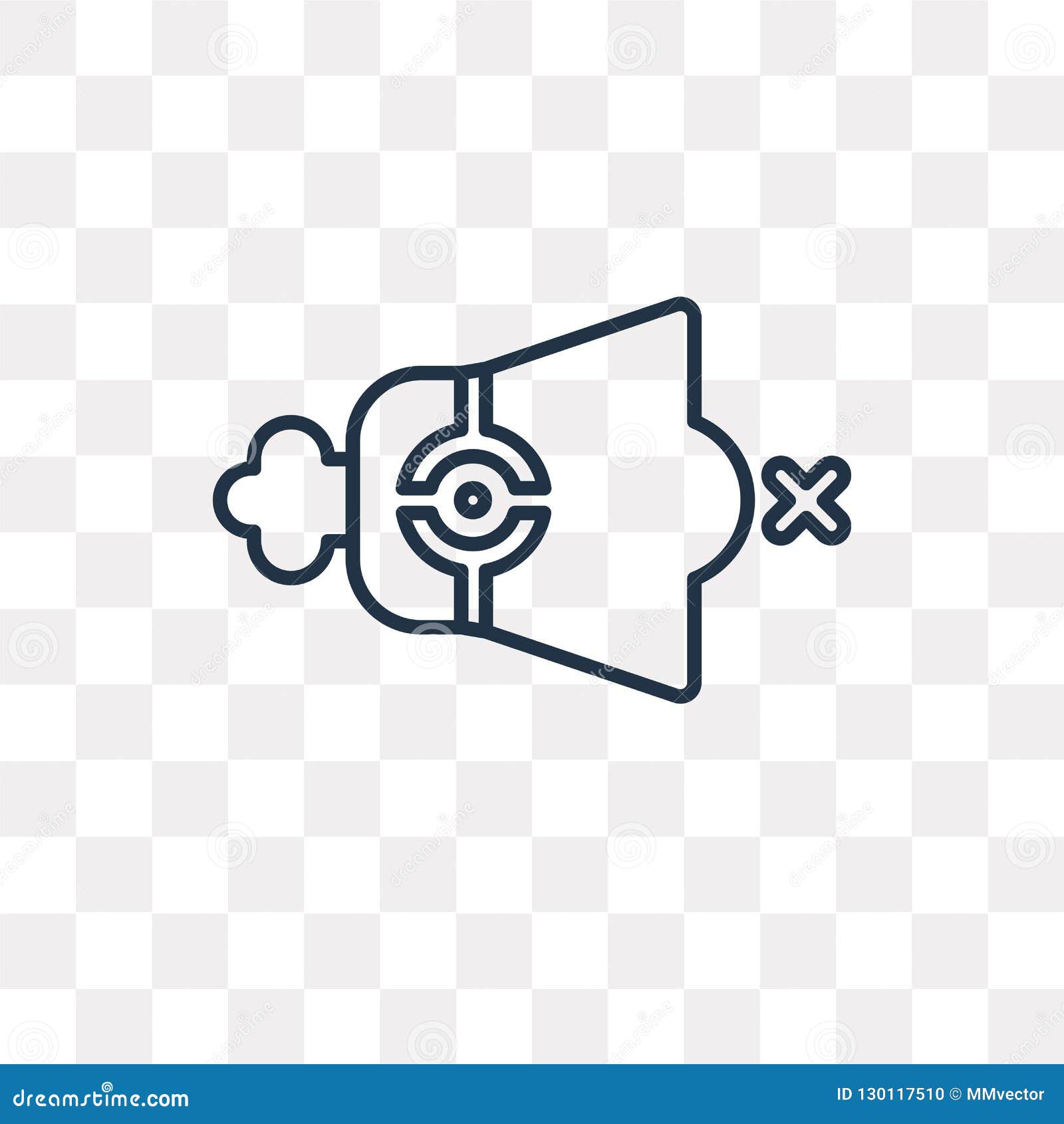 Volume Vector Icon Isolated on Transparent Background, Linear Volume ...