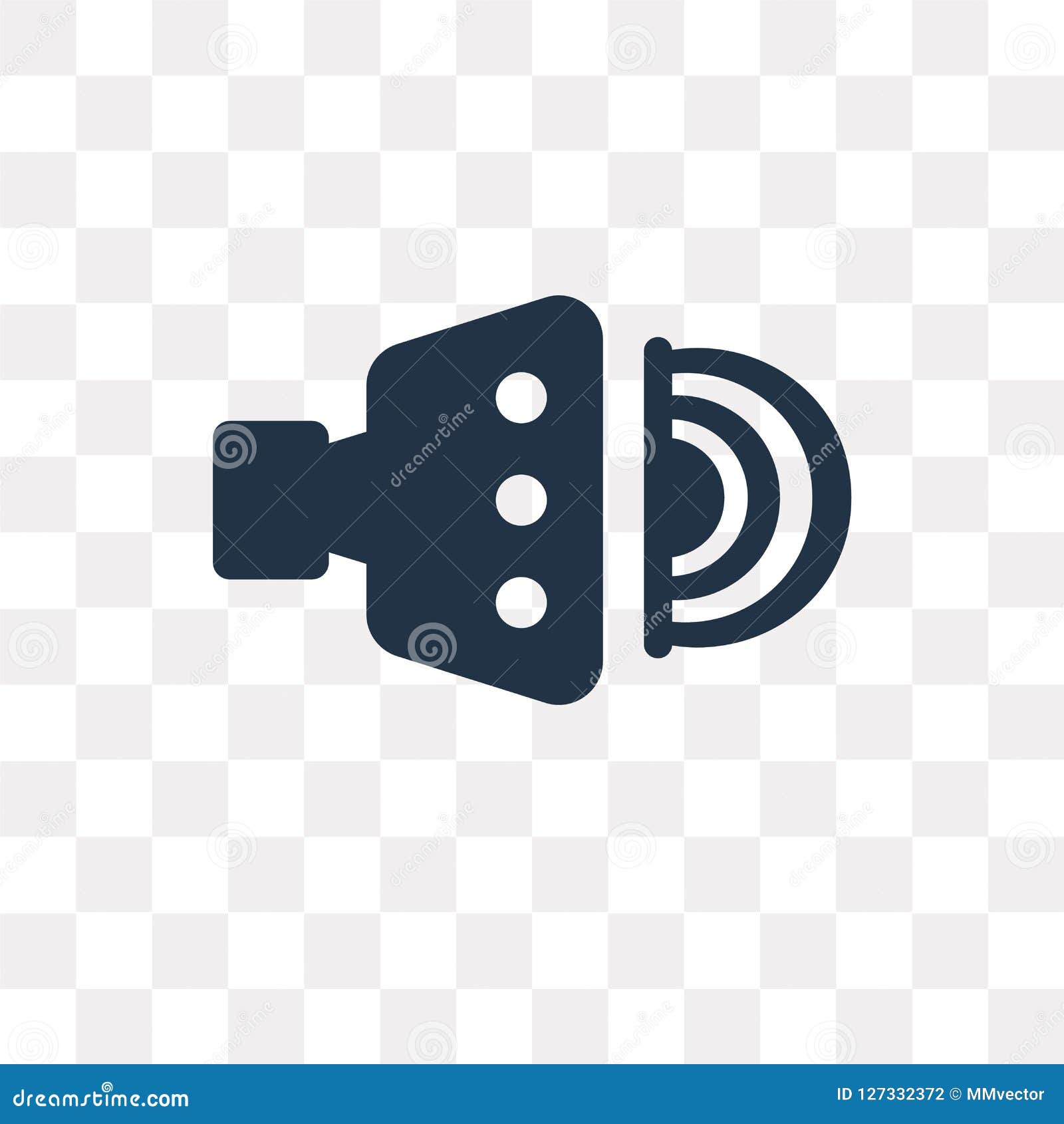 Volume Vector Icon Isolated On Transparent Background, Volume T Stock ...