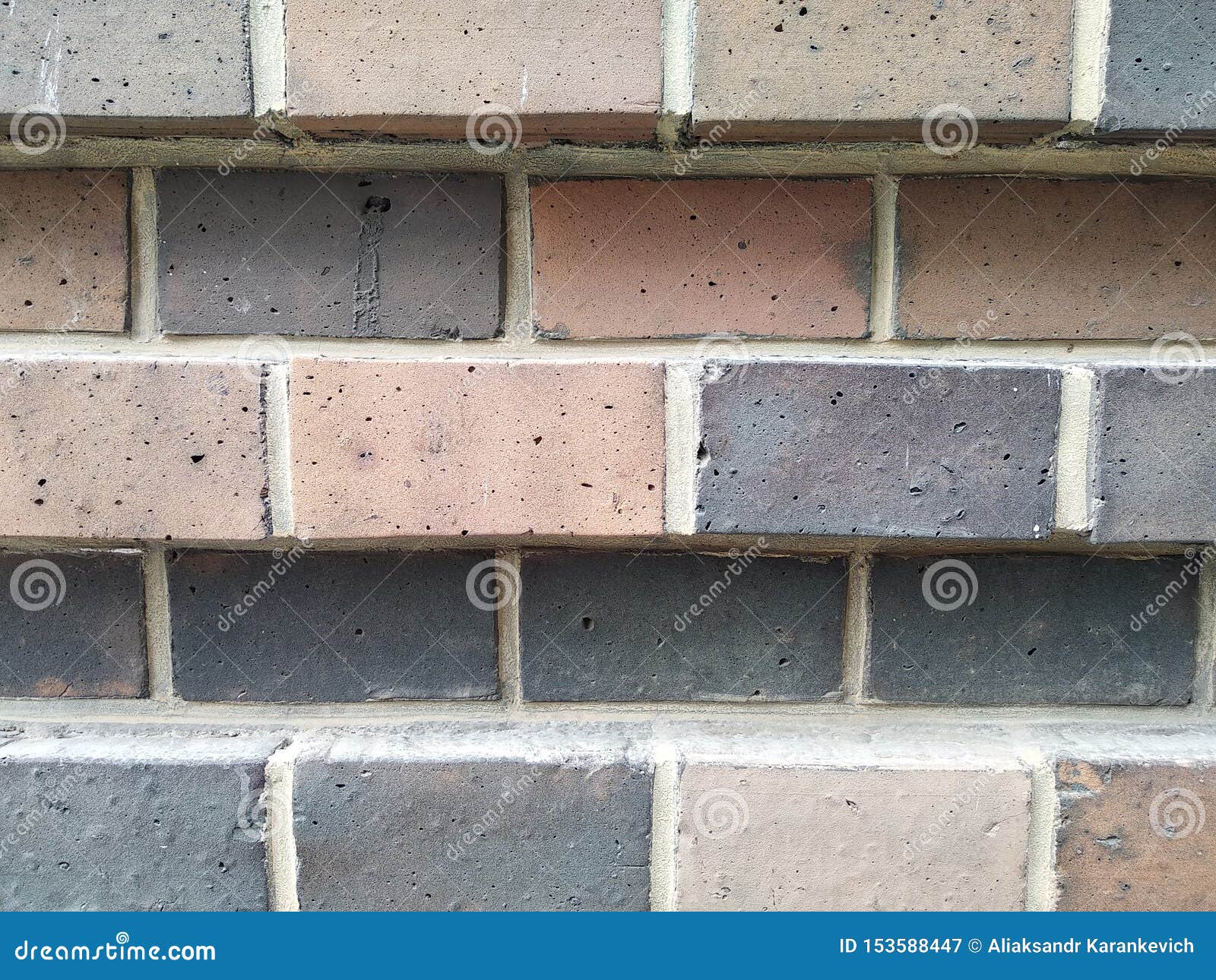Volume Wall of Red Brick. Smooth and Neat Masonry Wall or Fence. the ...
