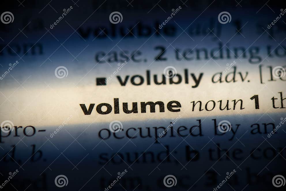Volume stock image. Image of info, language, etymology - 161576859