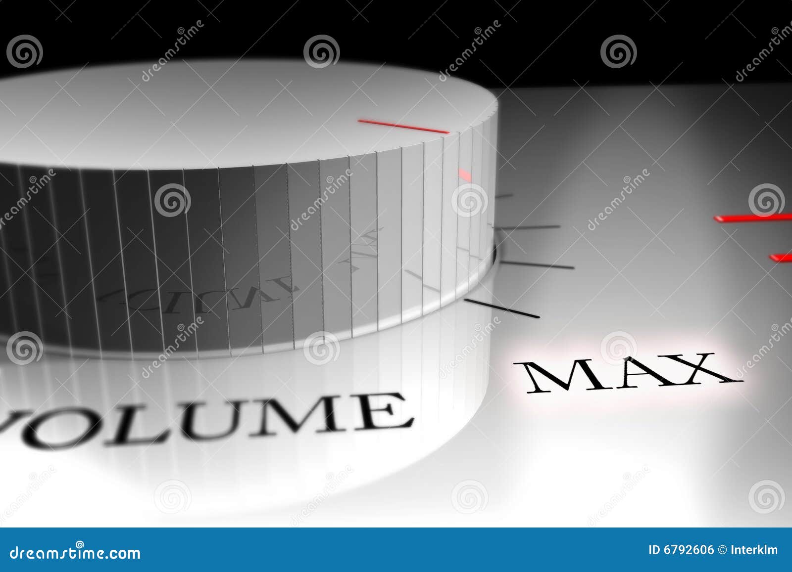 Volumen máximo foto de archivo. Imagen de brillante, abajo - 6792606