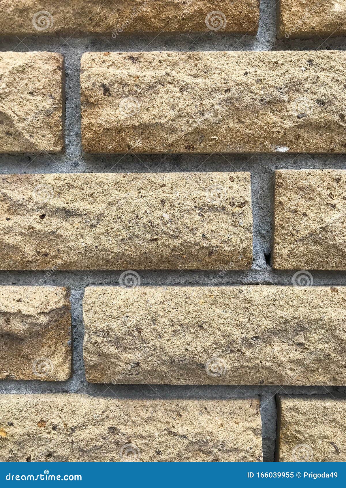 Volumetric Bricks that Protrude Slightly from the Wall Stock Image ...