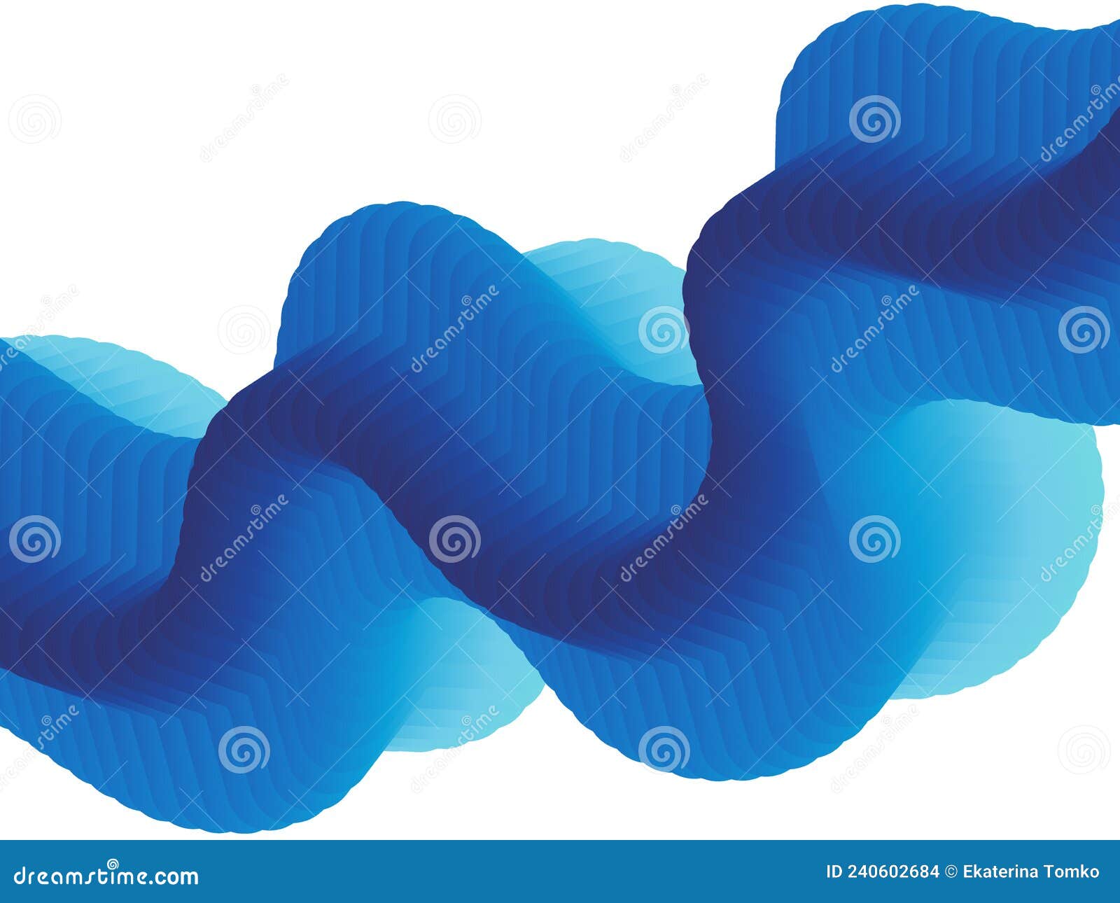 Volumetric 3D Wave. Layout for Presentation. Design Element. Eps 10 ...