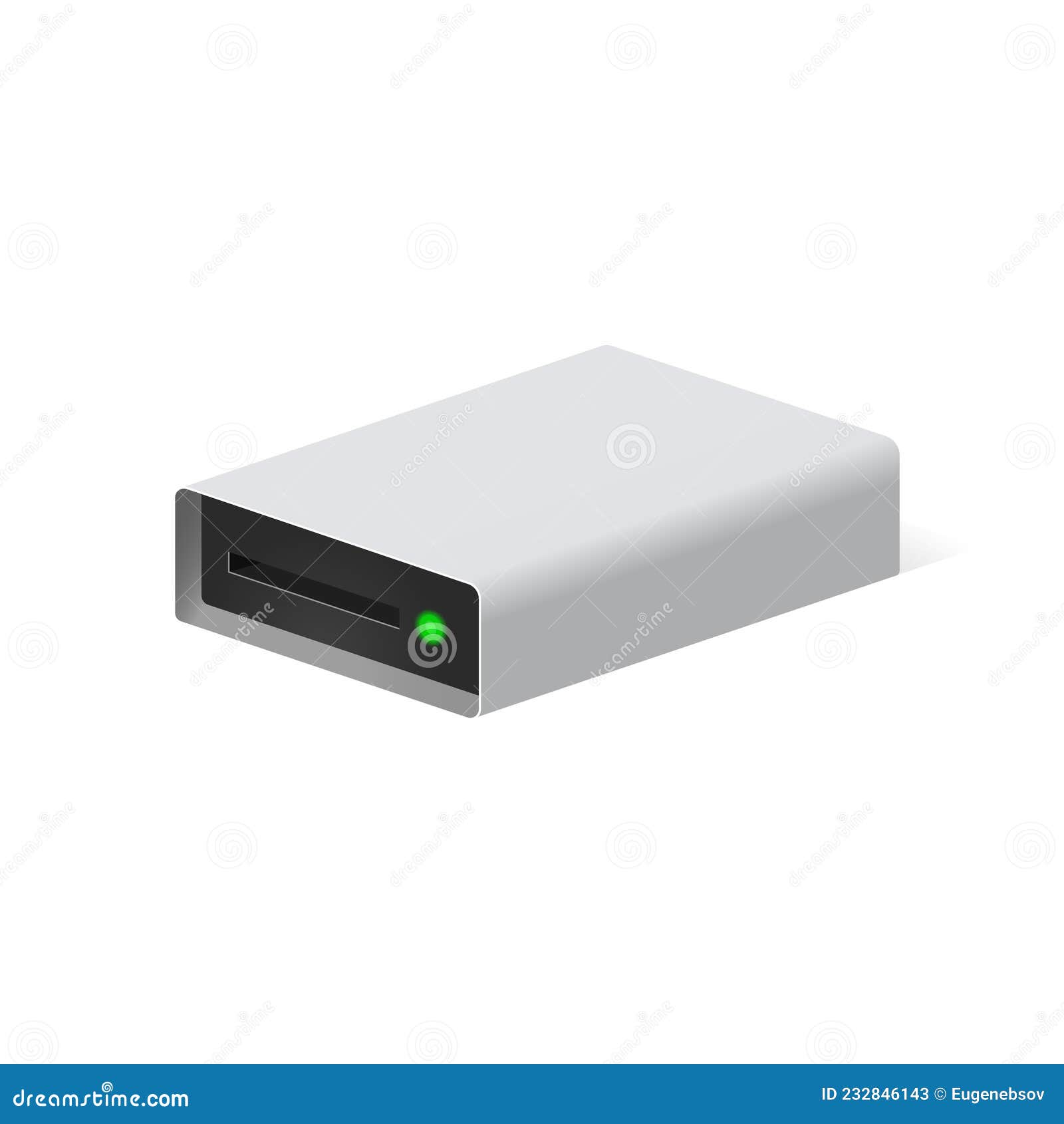 Volumetric Disk Drive Icon for Personal Computer or System Unit Stock ...