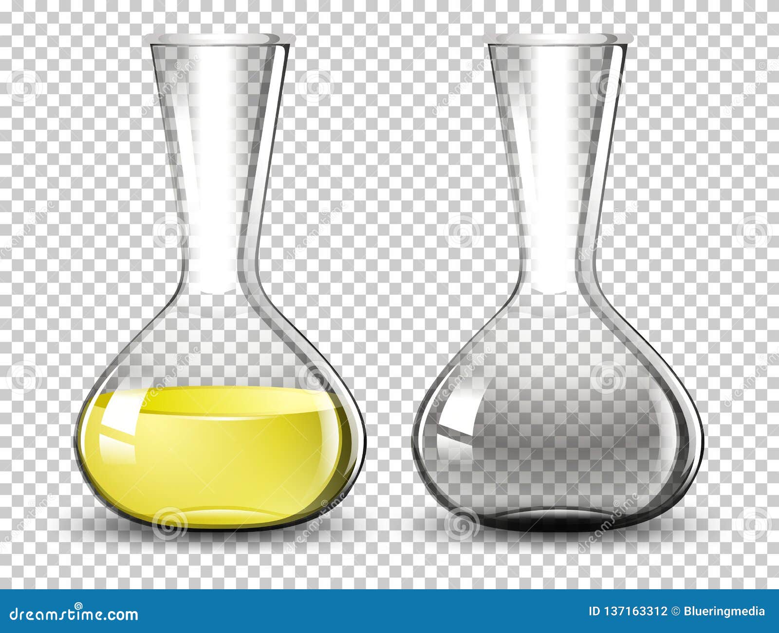 Volumetric Flask Icon, Cartoon Style Vector Illustration ...