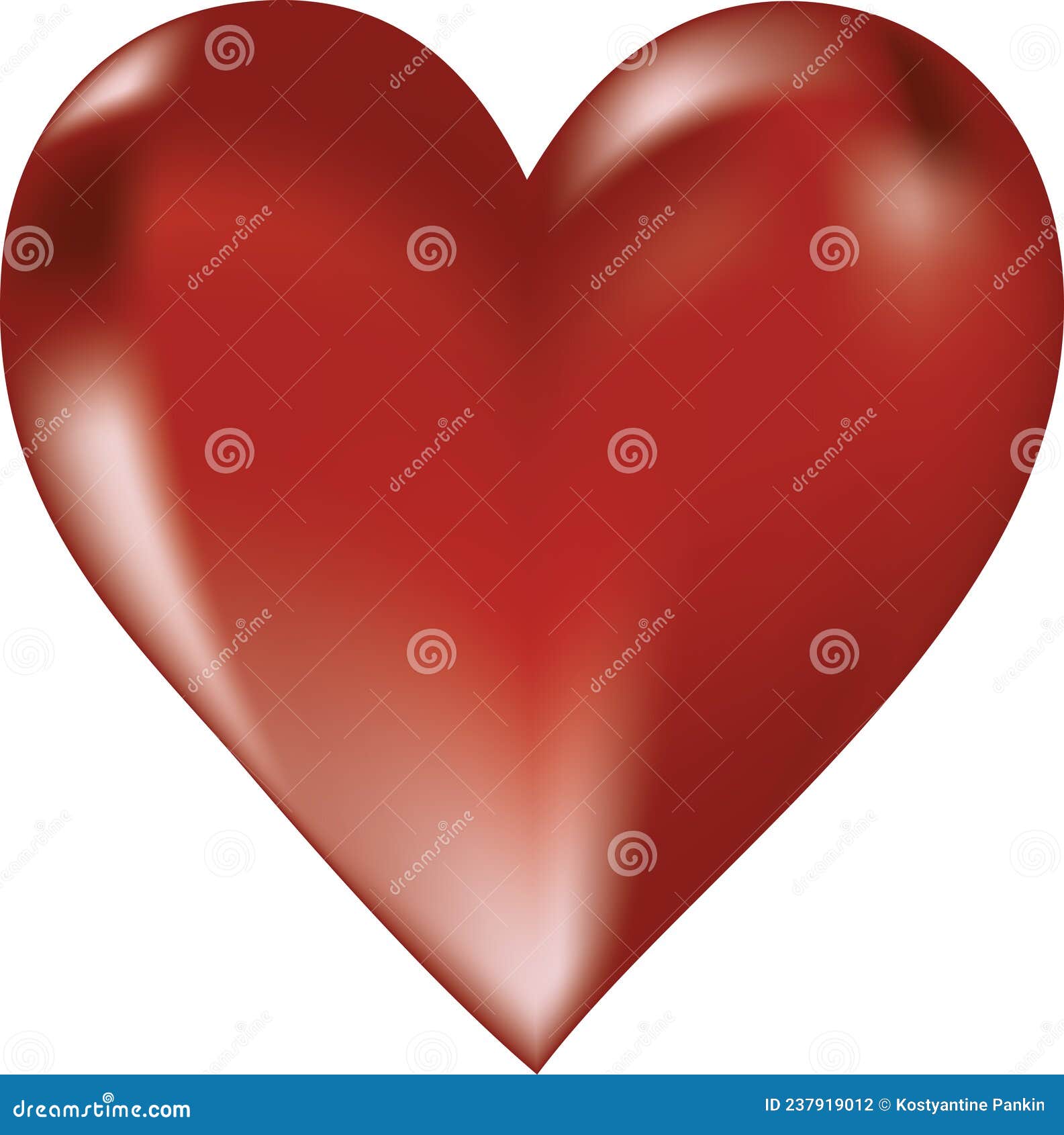 Volumetric human heart stock vector. Illustration of sign - 237919012