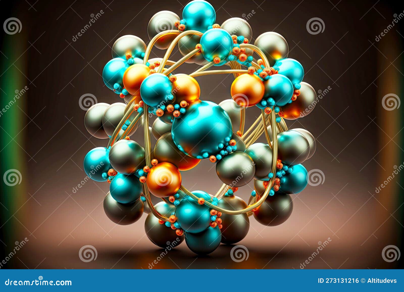 Volumetric Model of Protons and Neutrons Rotating on Atom Orbit Stock ...