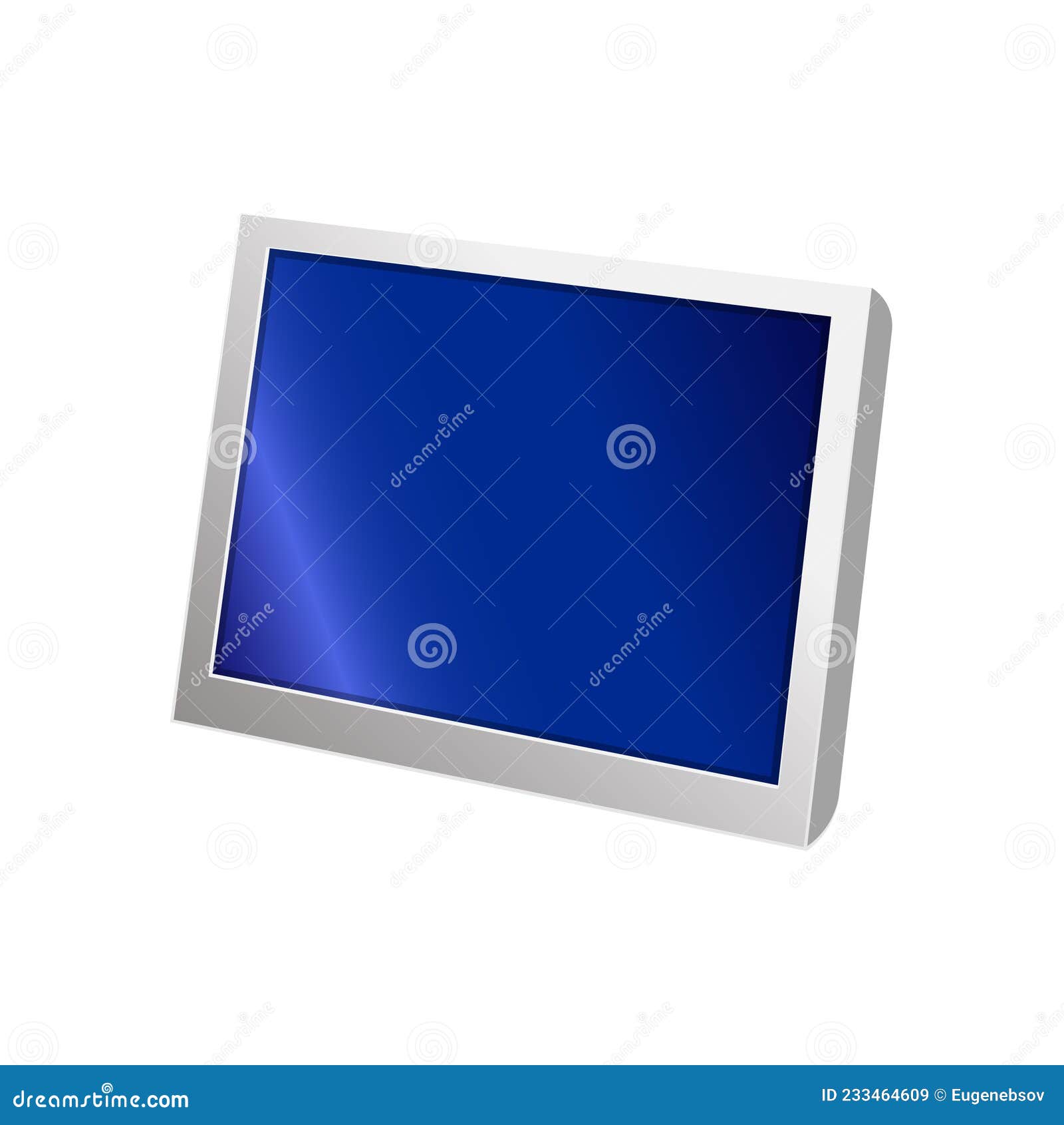 Volumetric Monitor Icon for Personal Computer or System Unit Stock ...