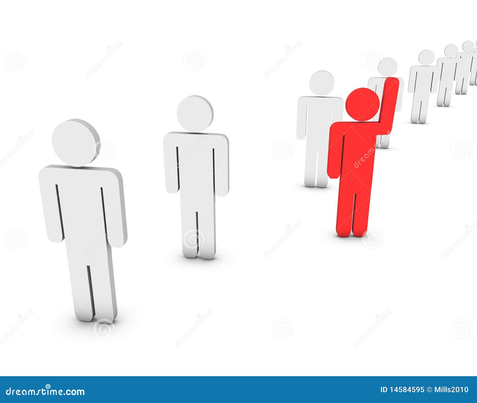Volunteer stock illustration. Illustration of white, male - 14584595