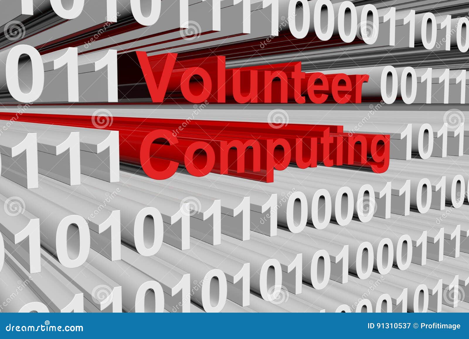Volunteer computing stock illustration. Illustration of programming ...