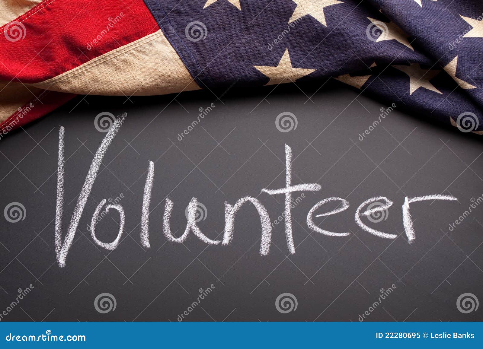 Volunteer Sign on a Chalkboard Stock Image - Image of volunteer ...
