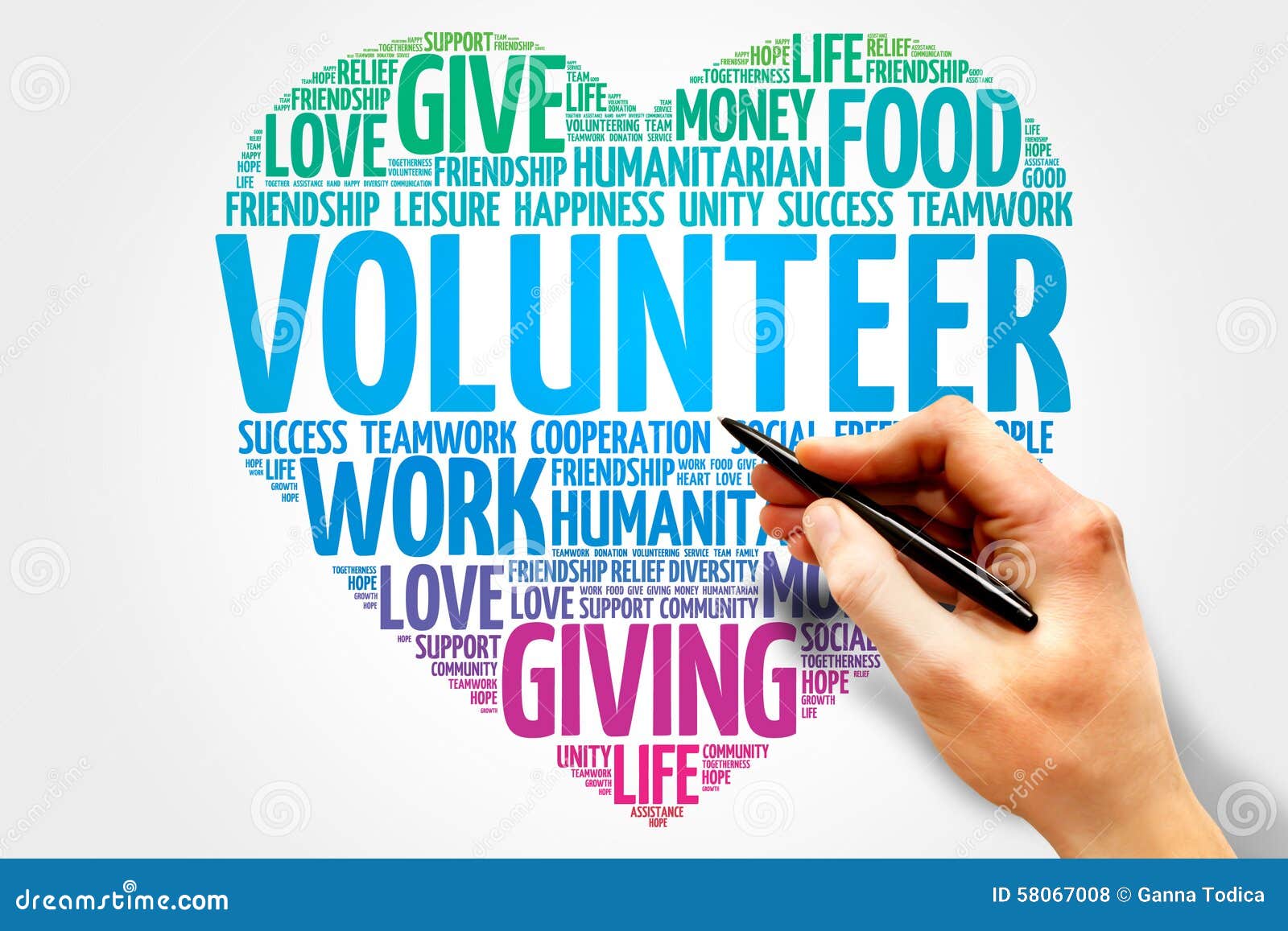 Volunteer stock photo. Image of business, charity, hope - 58067008