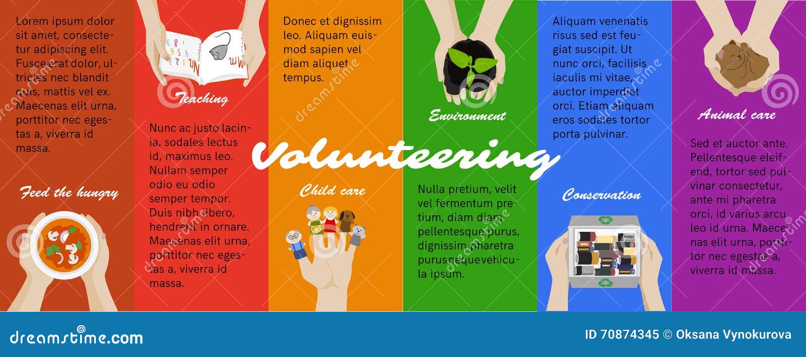 Volunteer Opportunities Infographic Stock Illustrations – 6 Volunteer ...