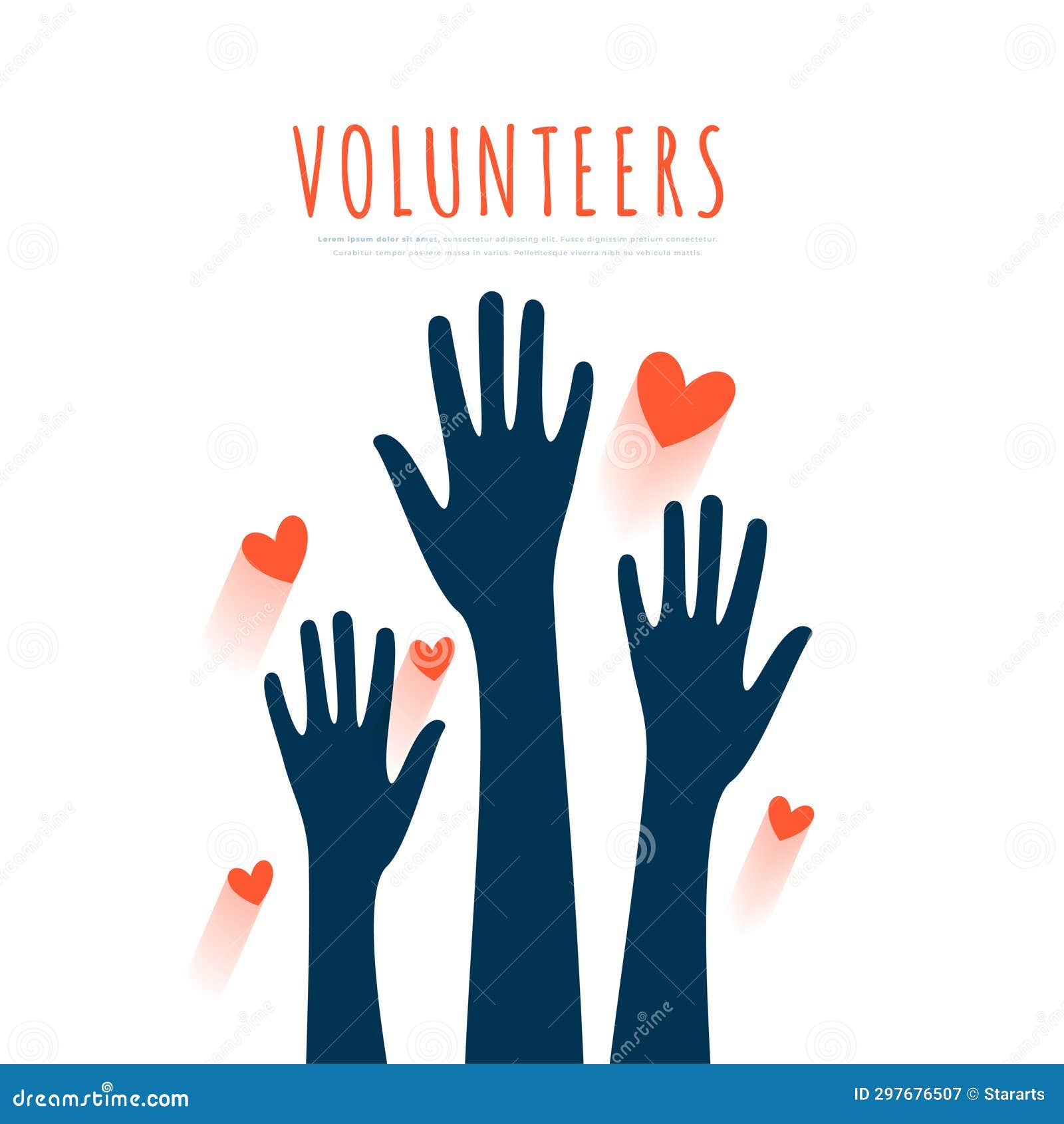 Volunteers Group Concept, Vector Illustration. Volunteering, Charity ...