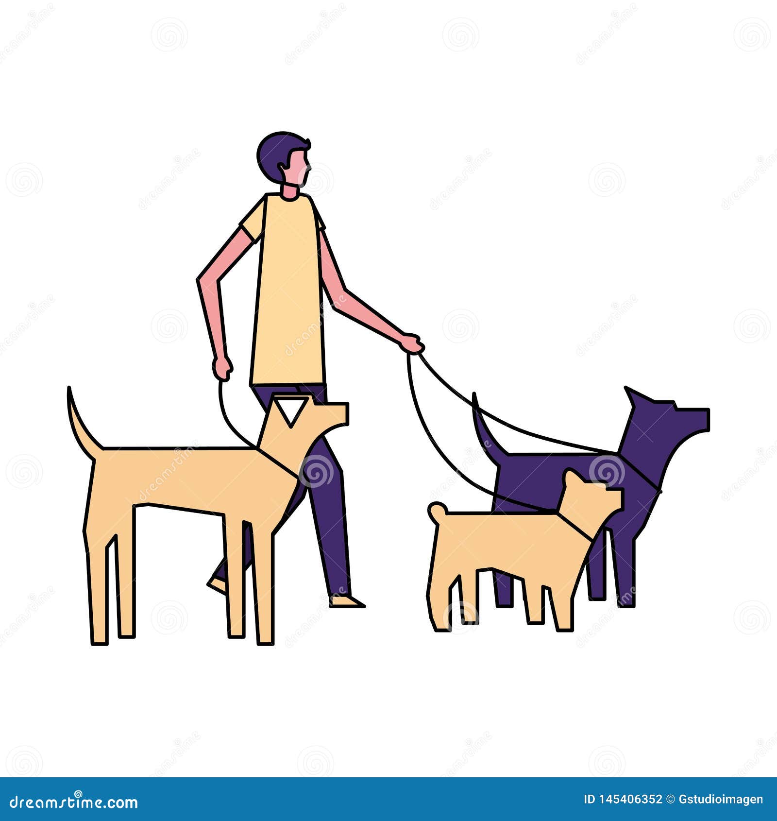 Volunteers Help Children - Cartoon People Characters Isolated ...