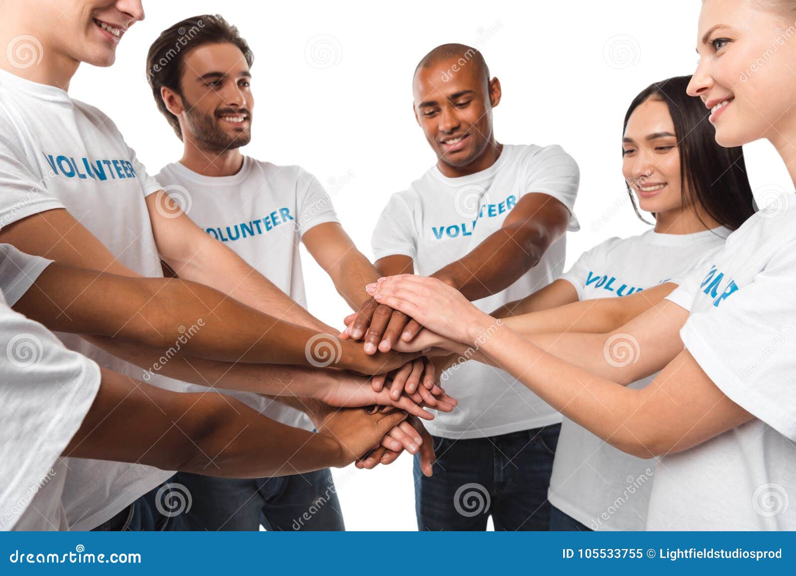 Volunteers Making Team Gesture Stock Image - Image of team, gesturing ... Volunteers Making Team Gesture Stock Image - Image of team, gesturing ...