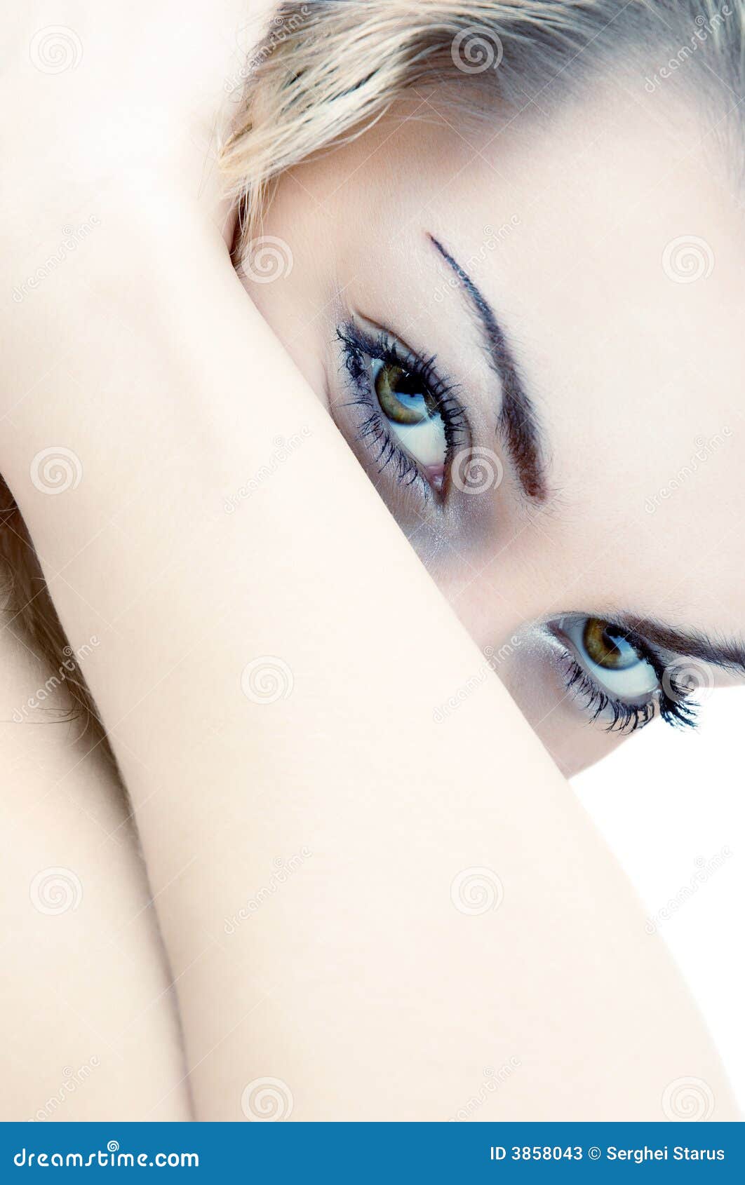 Voluptuous look stock image. Image of glamour, adult, caucasian - 3858043