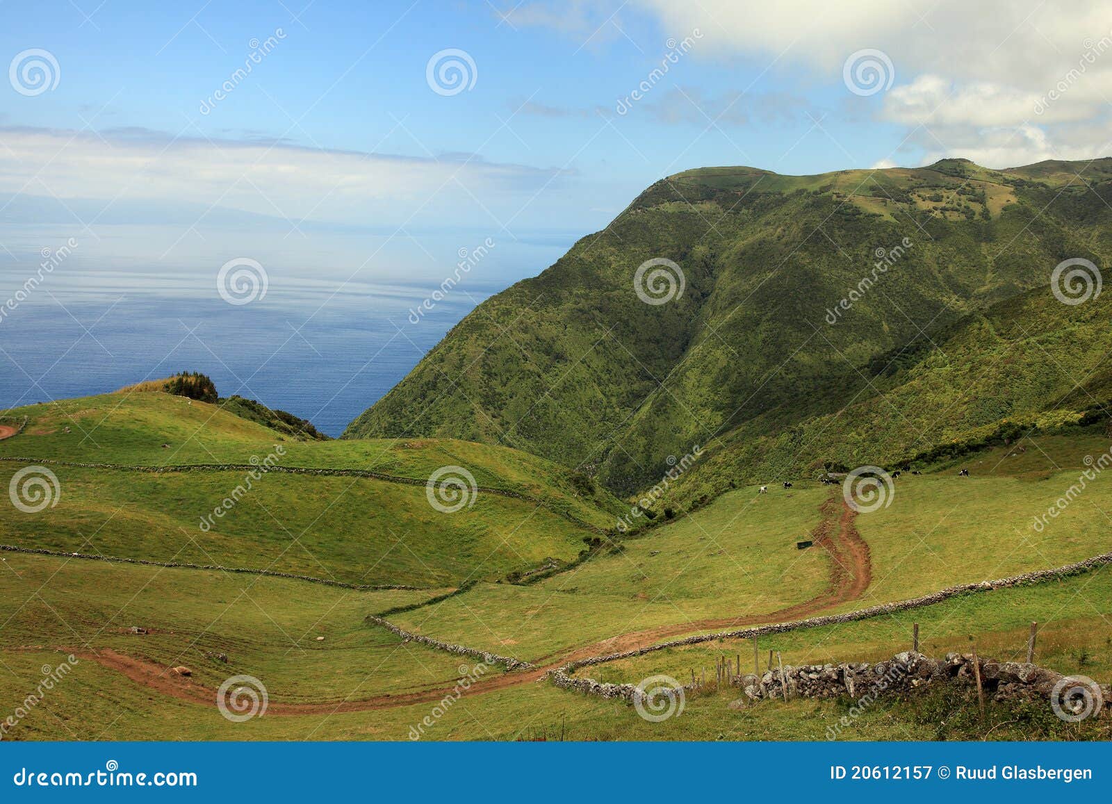 Volvanic Landscape at Sao Jorge, Azores Stock Image - Image of jorge ...