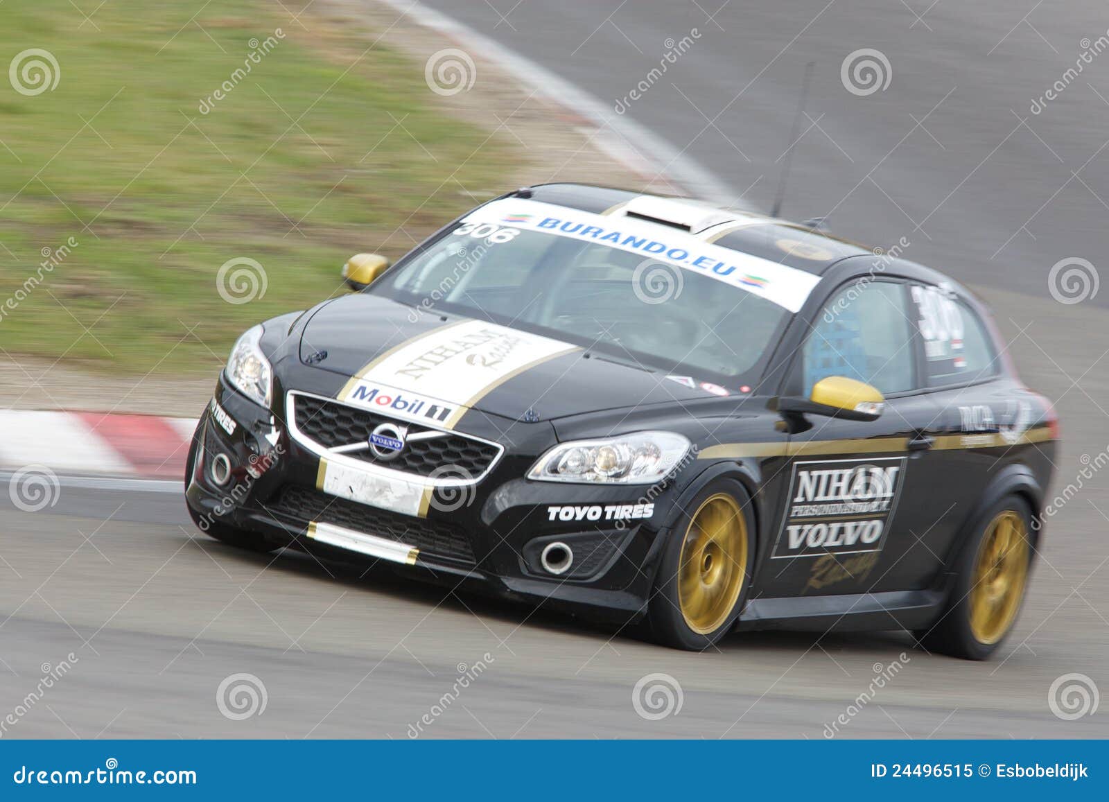Volvo C30 editorial image. Image of exhaust, sport, championship - 24496515