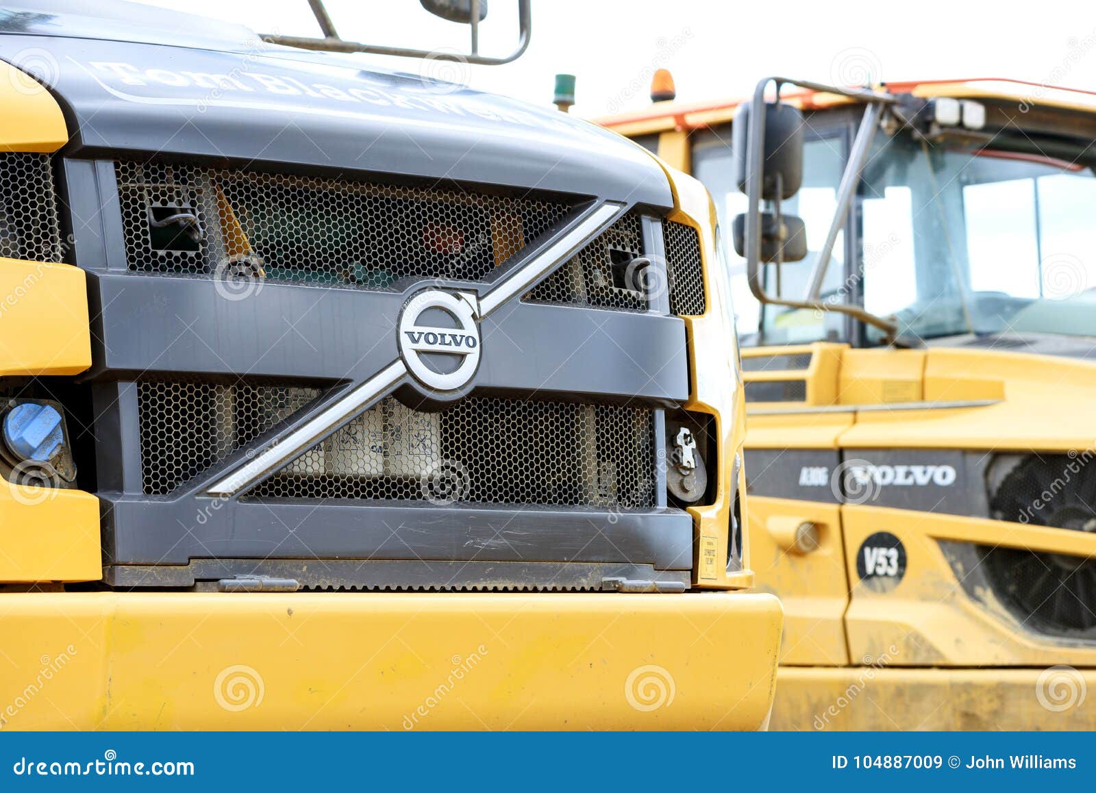 Volvo A30 Digger Earthmoving Machines Imagem de Stock Editorial ...