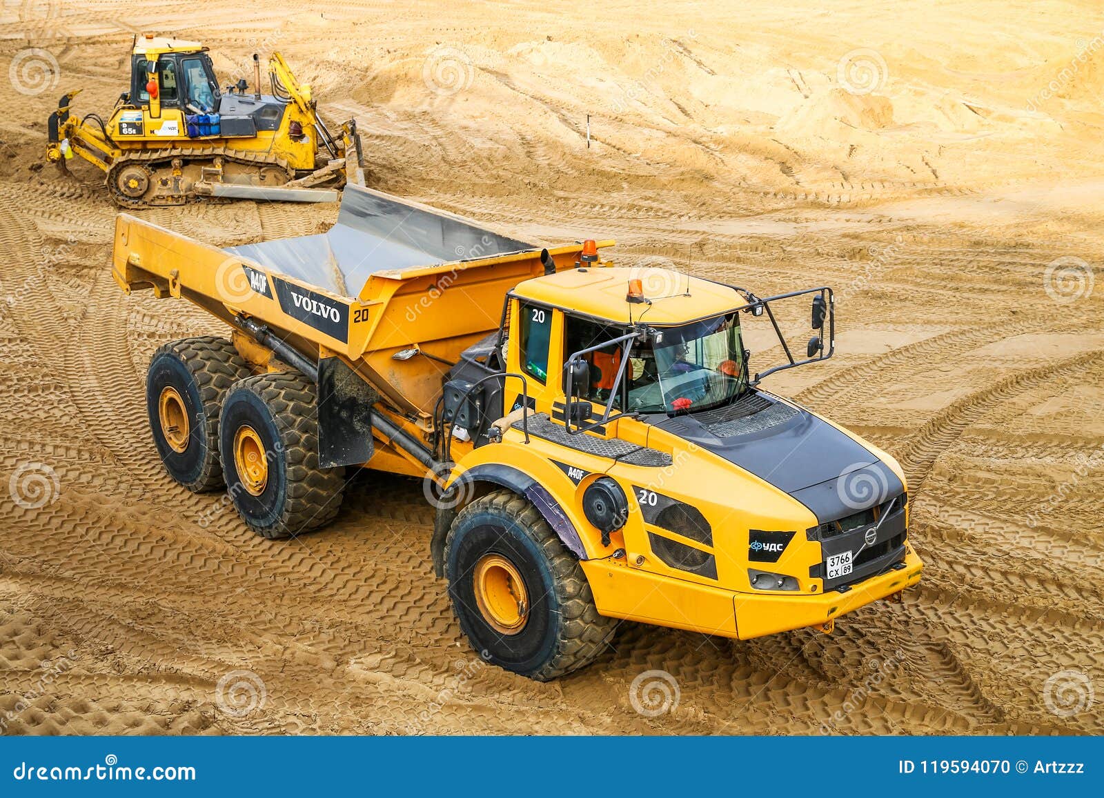 Volvo A40F редакционное изображение. изображение насчитывающей земля ...