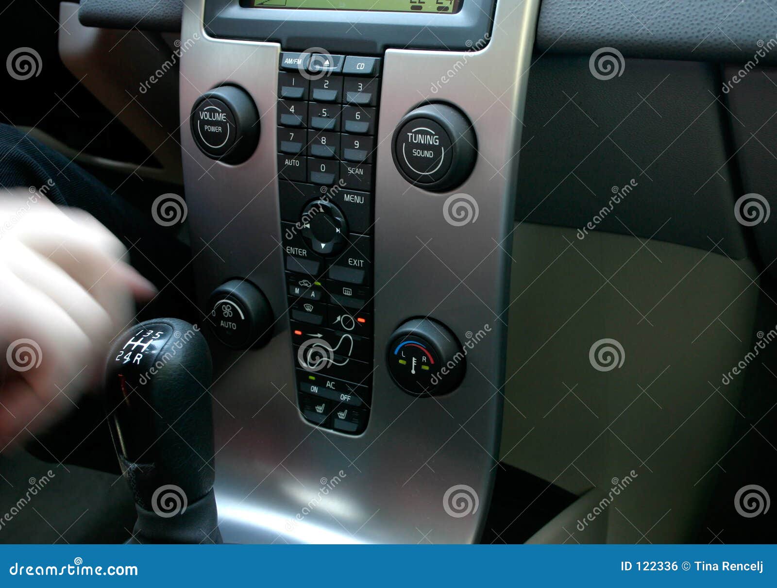 Volvo Panel stock photo. Image of concept, handle, gearbox - 122336