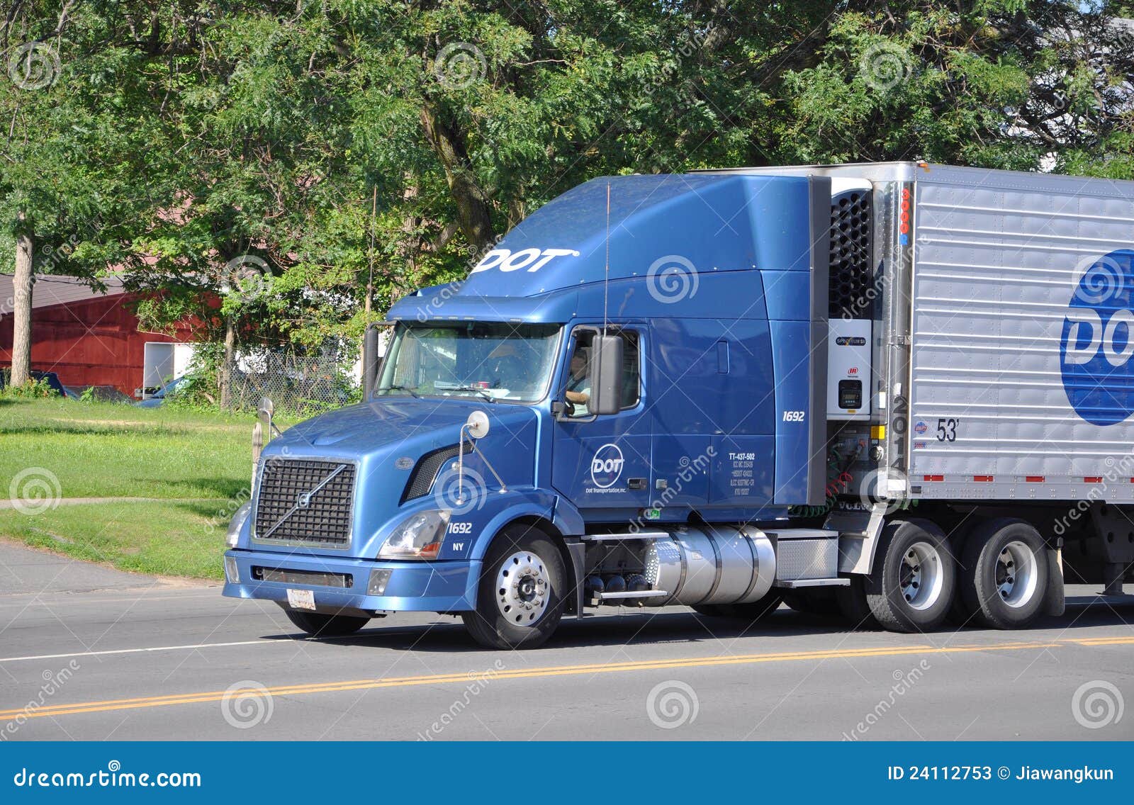 Volvo VN 630 Truck Side View Editorial Stock Photo - Image of power ...