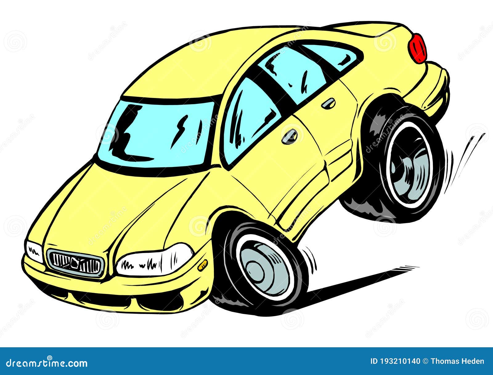 Cartoon volvo s40 stock vector. Illustration of volvo - 193210140