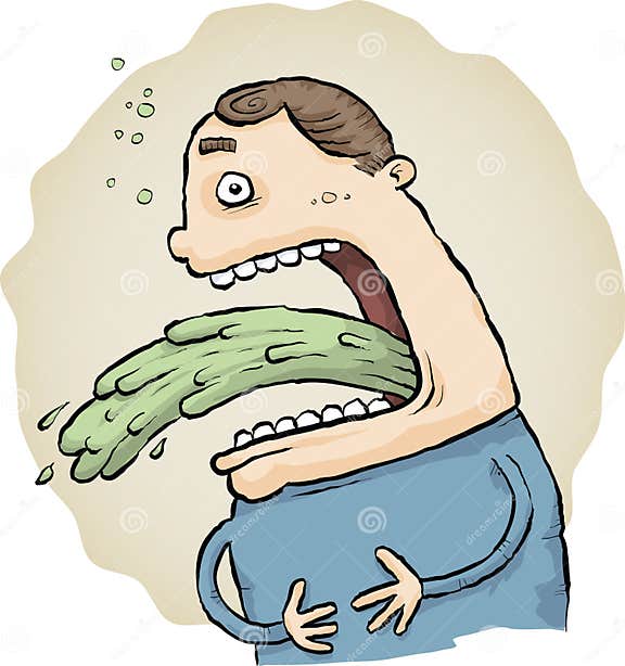 Vomi malade illustration stock. Illustration du homme - 41885585