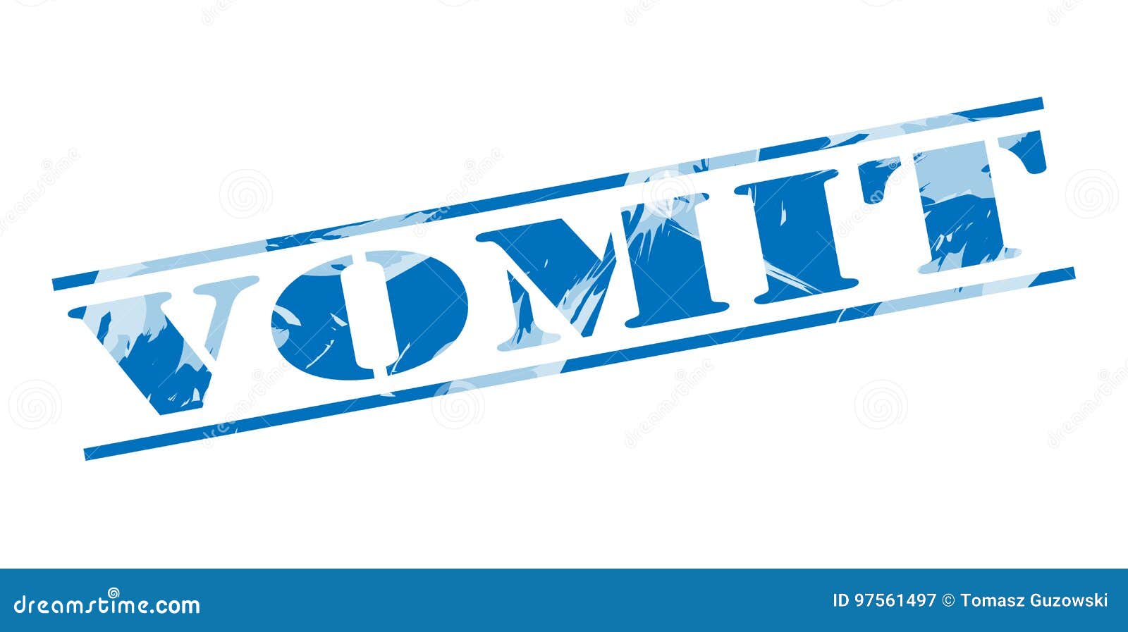 Vomit blue stamp stock illustration. Illustration of watermark - 97561497