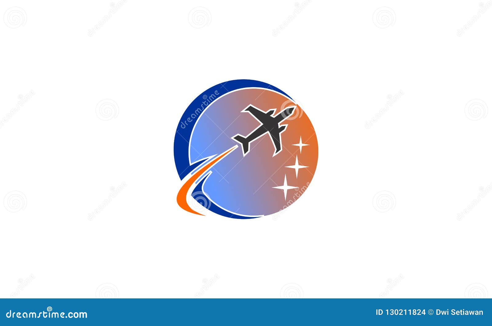 Voo Logo Design ilustração do vetor. Ilustração de plano - 130211824