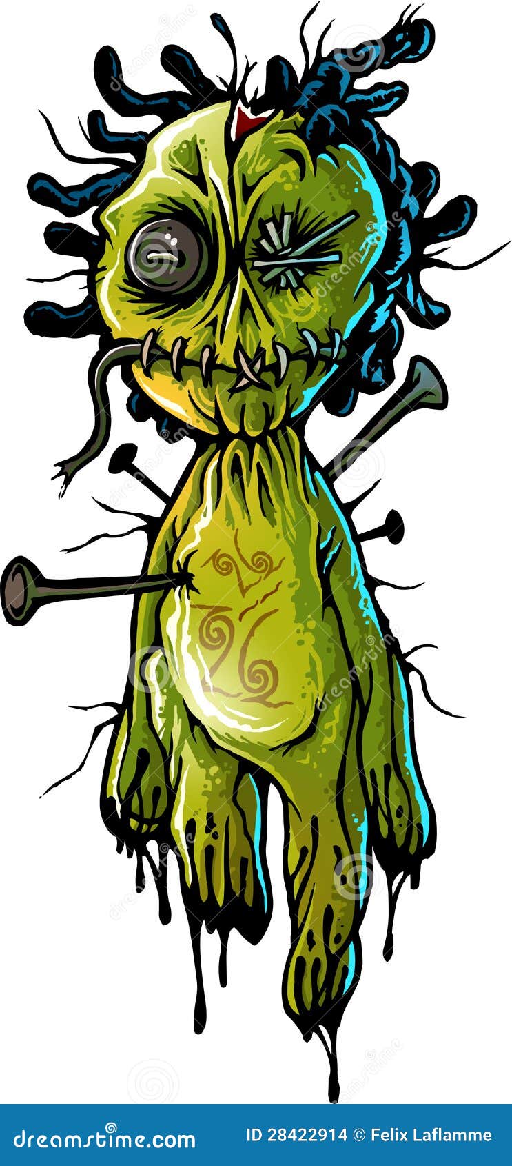 Girl Voodoo Doll Drawing