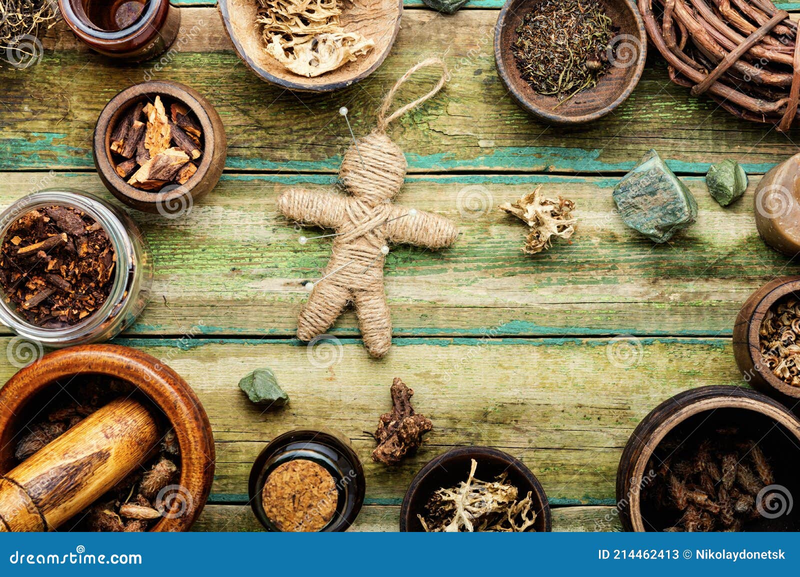 Voodoo Doll for Rituals and Witchcraft Stock Image - Image of halloween ...