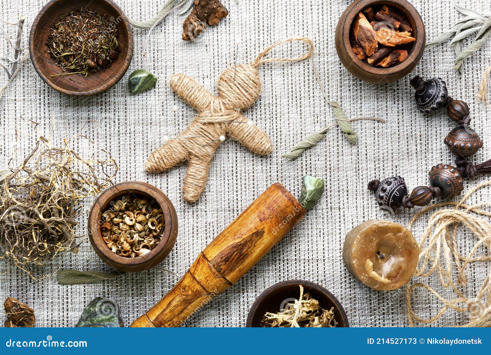 Voodoo Doll for Rituals and Witchcraft Stock Image - Image of curse ...