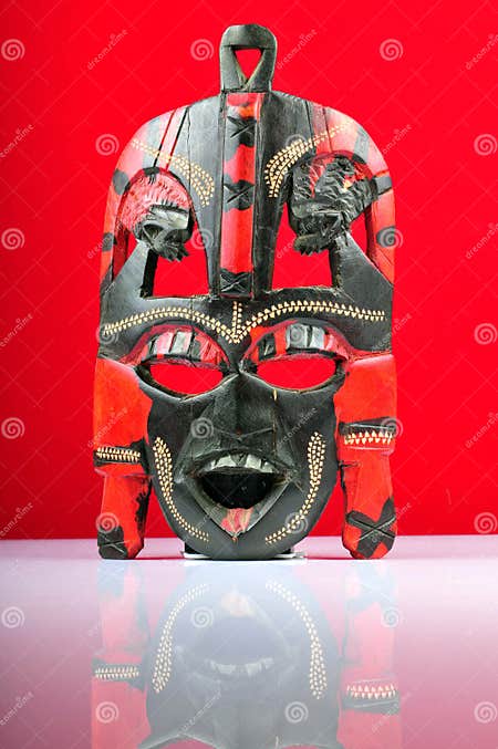 Voodoo mask stock photo. Image of still, studio, danger - 12272302