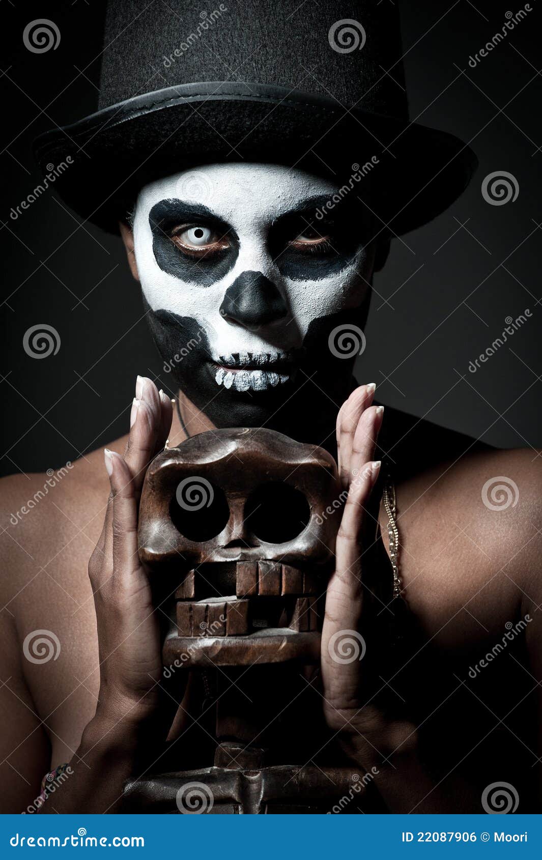 Voodoo Skull Face