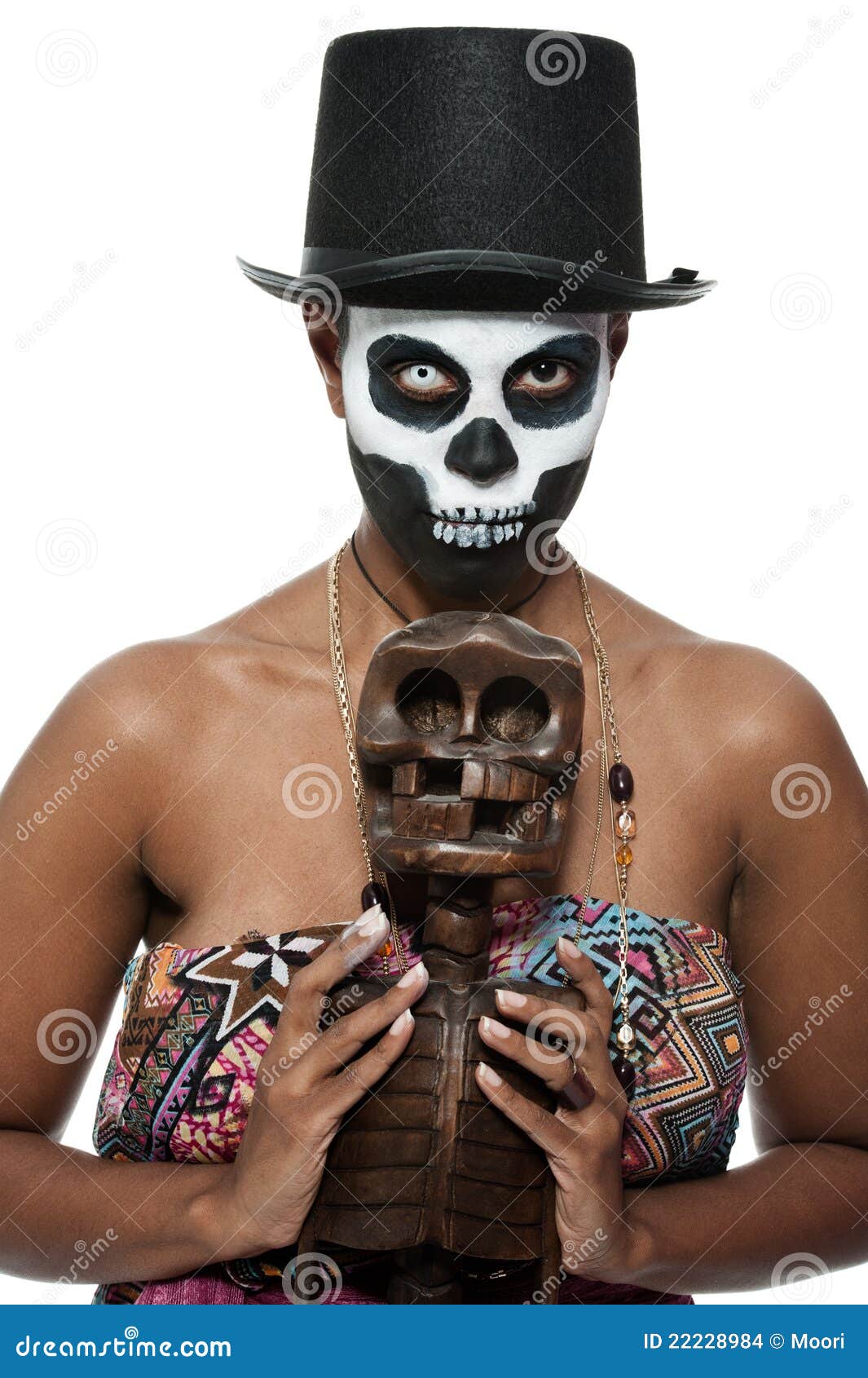 Voodoo Skull Face