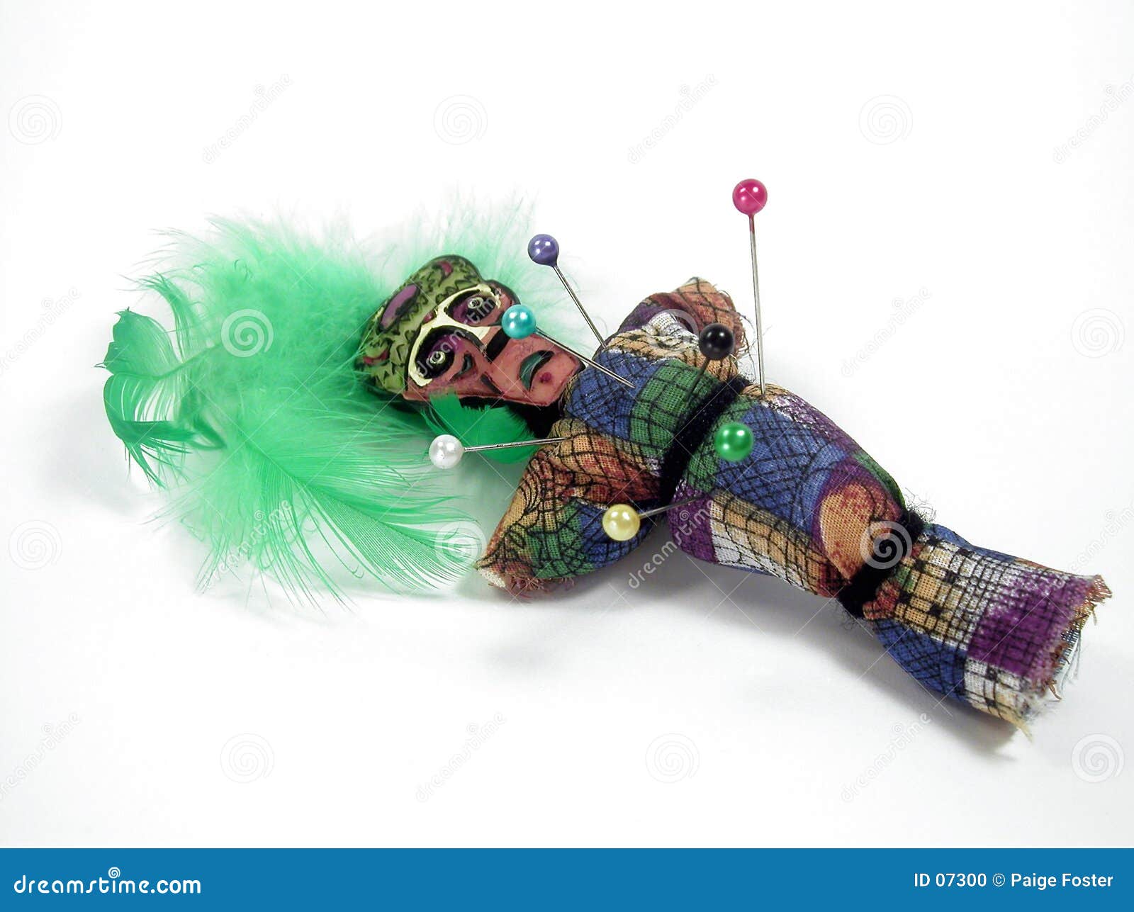 Voodoo-Puppe stockfoto. Bild von cajun, feder, furchtsam - 7300
