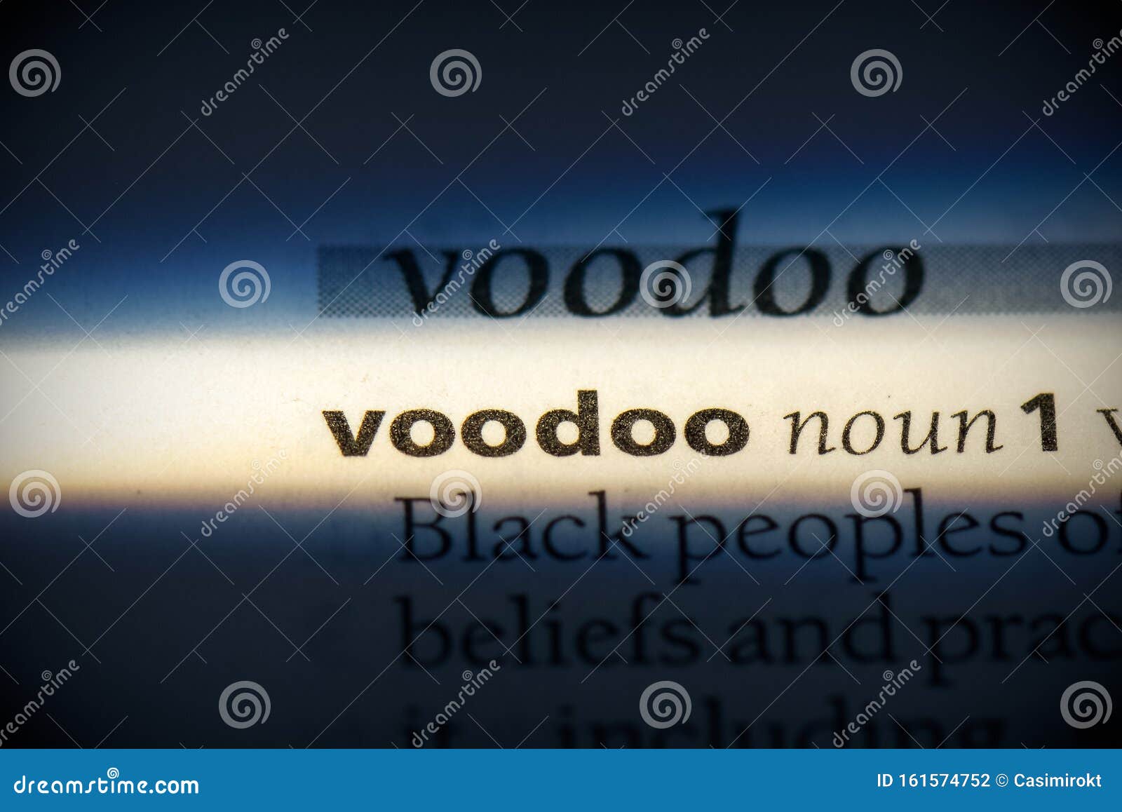Voodoo stock photo. Image of info, book, printed, language - 161574752