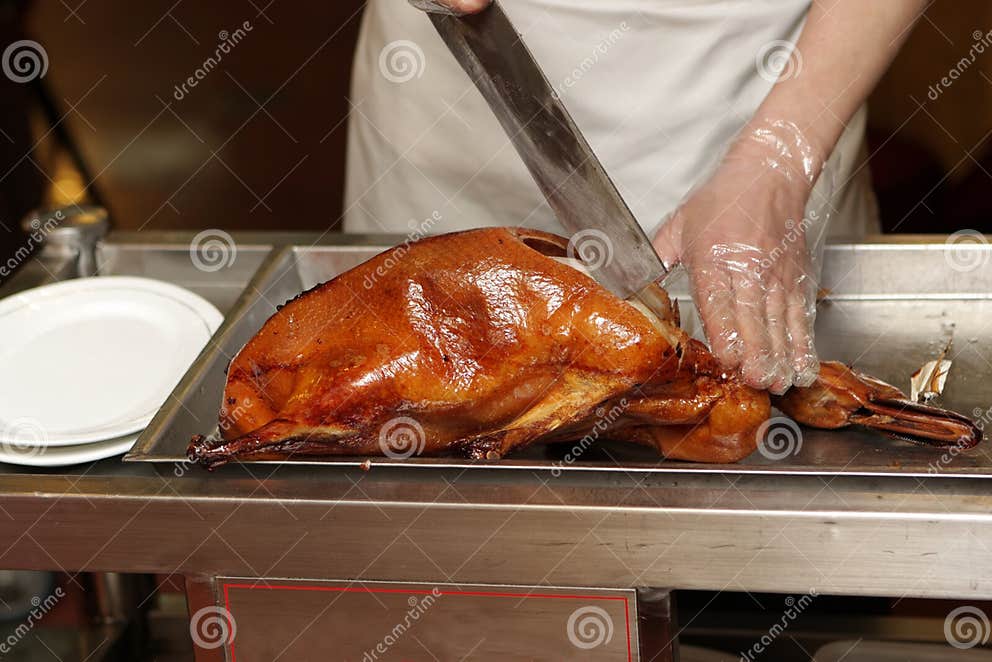 Voorbereiding Van De Eend Van Peking Stock Foto - Image of aziatisch ...