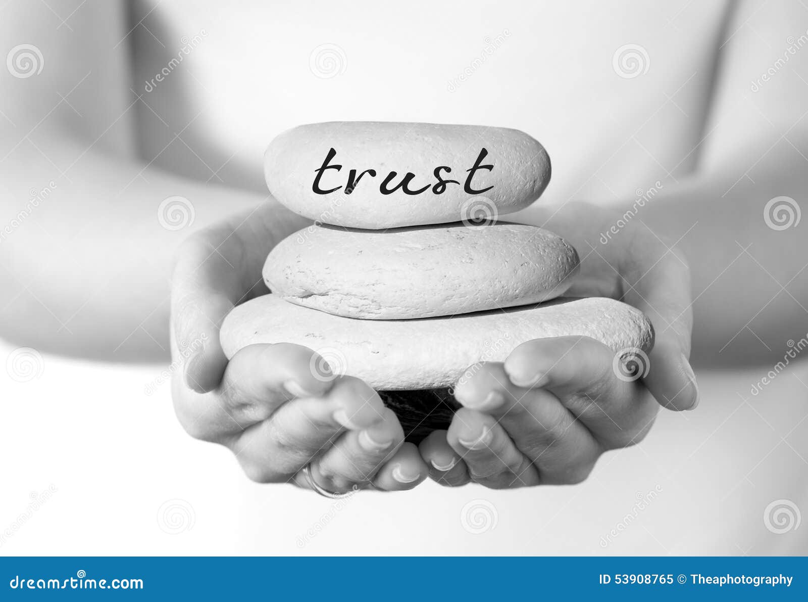 Voortgebouwd op Vertrouwen stock afbeelding. Image of achtergrond ...