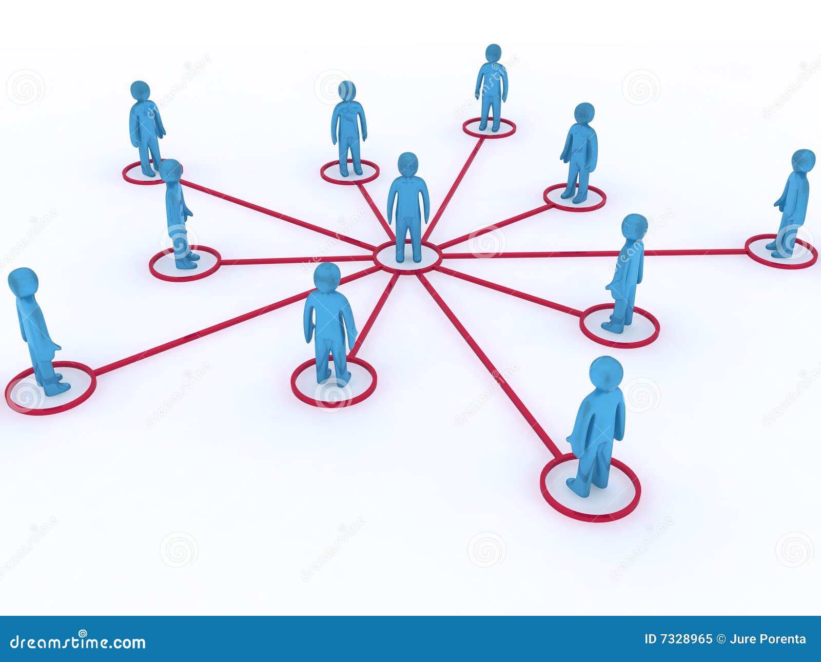 Voorzien van een netwerk stock illustratie. Illustration of illustratie ...