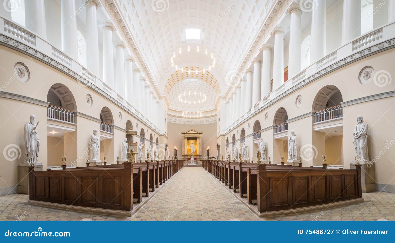 Vor Frue Cathedral in Copenhagen, Denmark Editorial Photography - Image ...