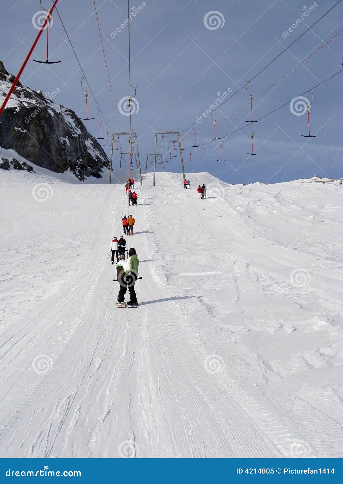 Vorab Drag Lift stock image. Image of panorama, landscape - 4214005