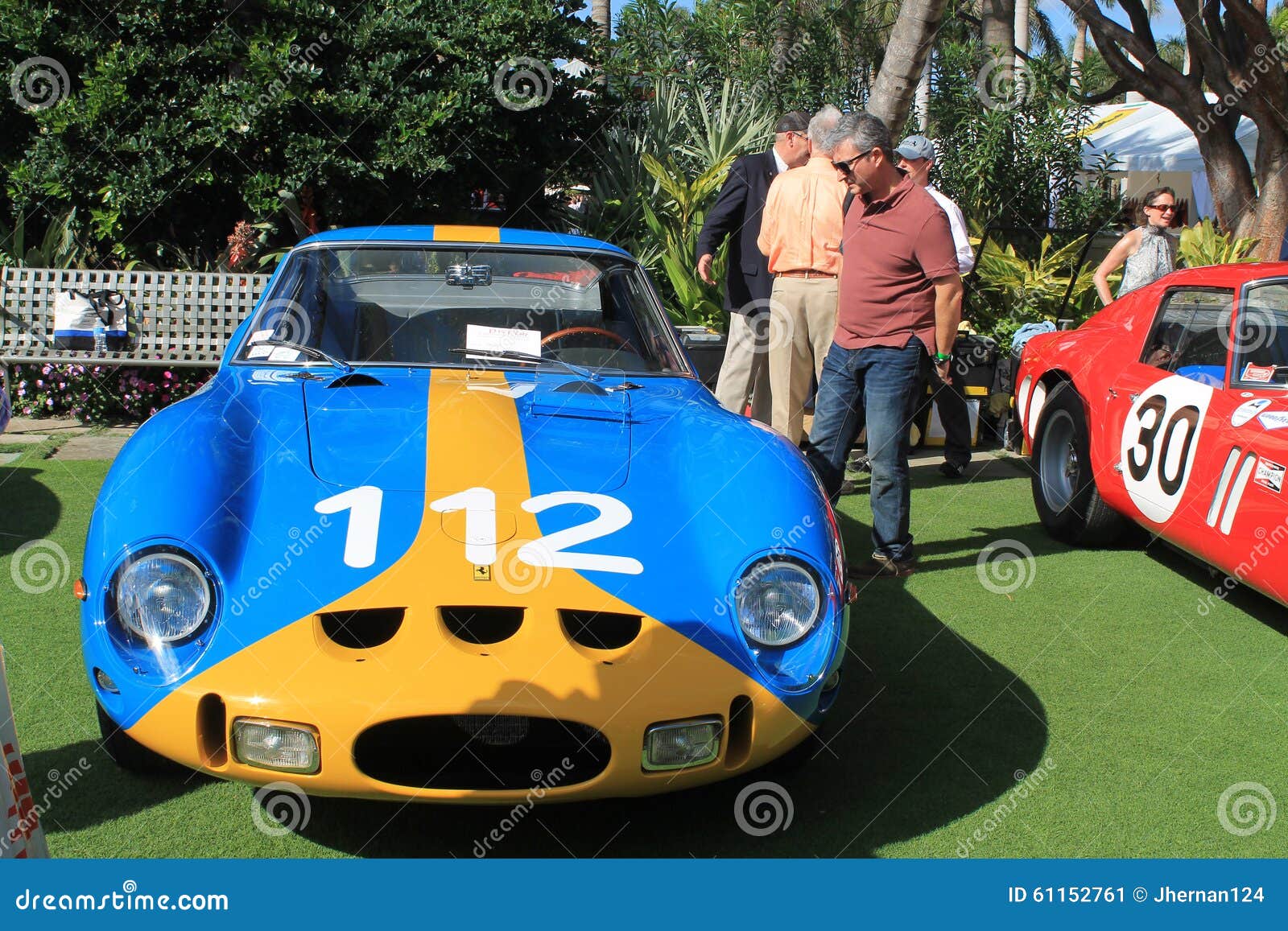 Vorderansicht Ferrari-gto Rennautos Redaktionelles Foto - Bild von ...